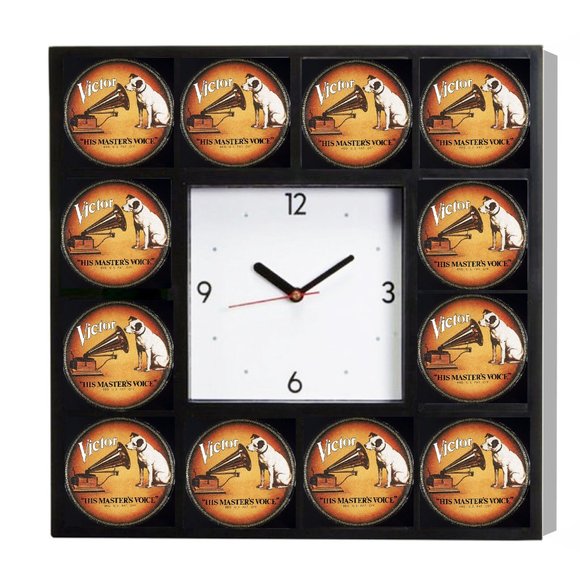 Wall Decor | Rca Victor Nipper Ad Advertising Promo Clock 15 Not 65 ...